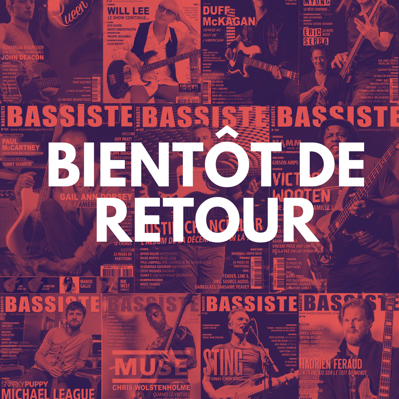 BASSISTE MAGAZINE BIENTÔT DE RETOUR ! – BASSISTE MAGAZINE